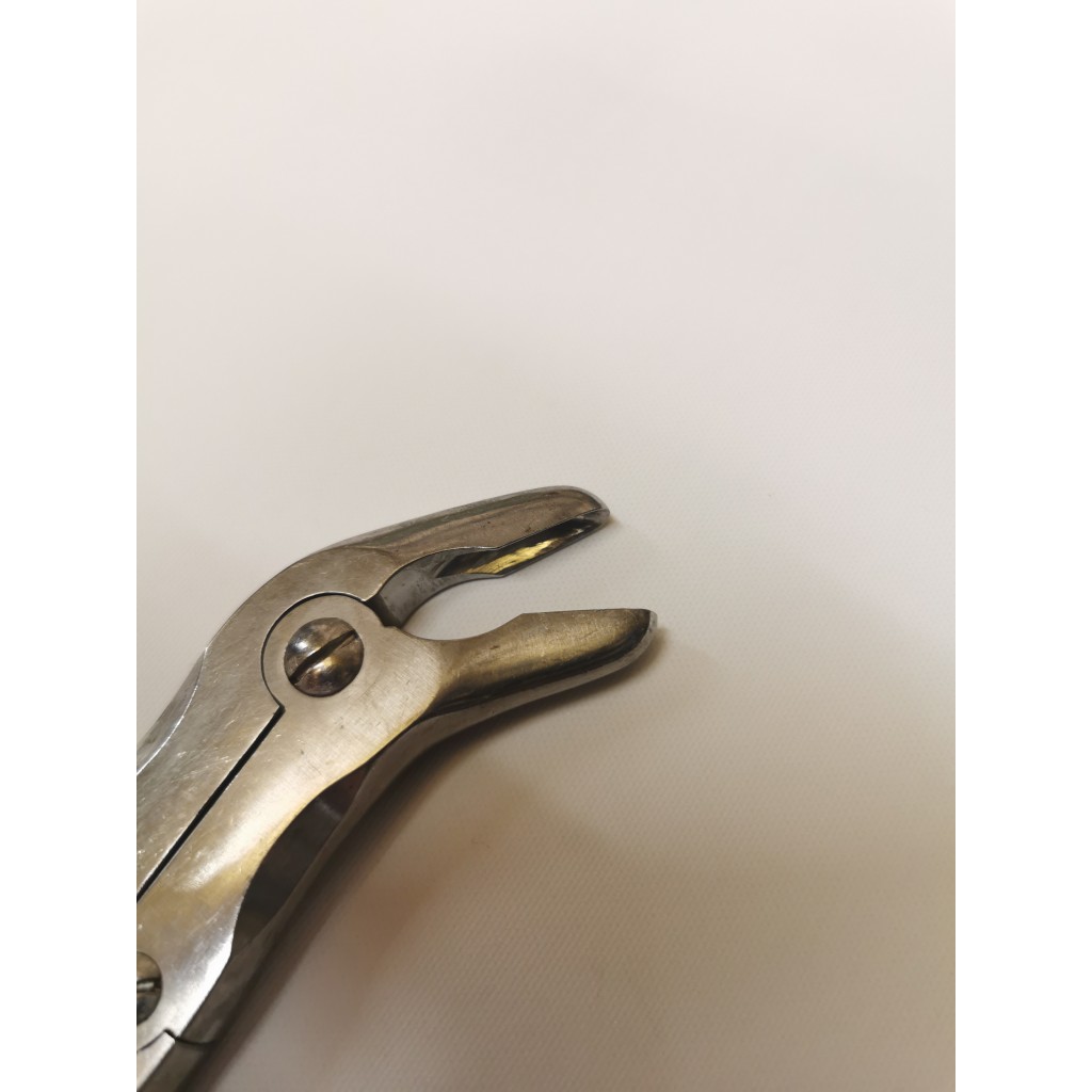 Pince gouge rongeur courbé